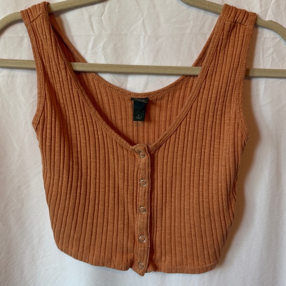 Target | Tops | Wild Fable Ribbed Buttonfront Crop Top | Poshmark